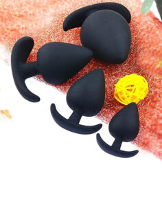 Phích cắm hậu môn silicone bầu 5 kích thước – Remond Basement